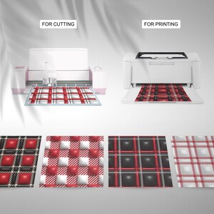 10 3D Puffy Plaid Bliss Seamless Pattern Background | Plaid Digital ...