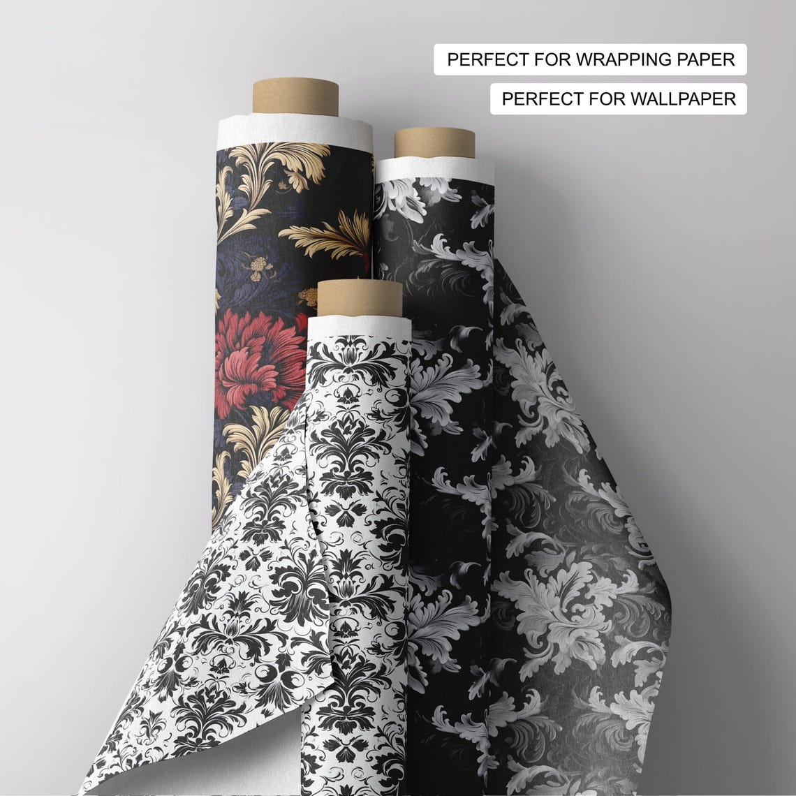 121 Damask Seamless Pattern | Digital Seamless Pattern Traditional ...