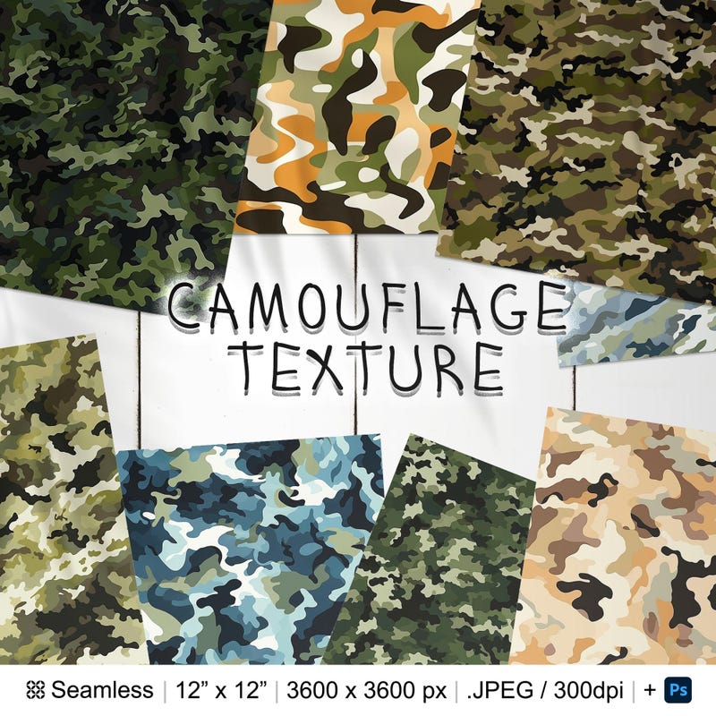 Crocheted Camouflage - Etsy