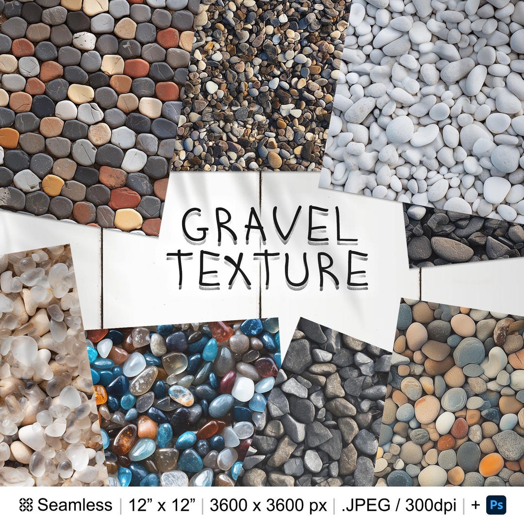 129 Gravel Seamless Pattern | Digital Seamless Pattern Stone Gravel ...
