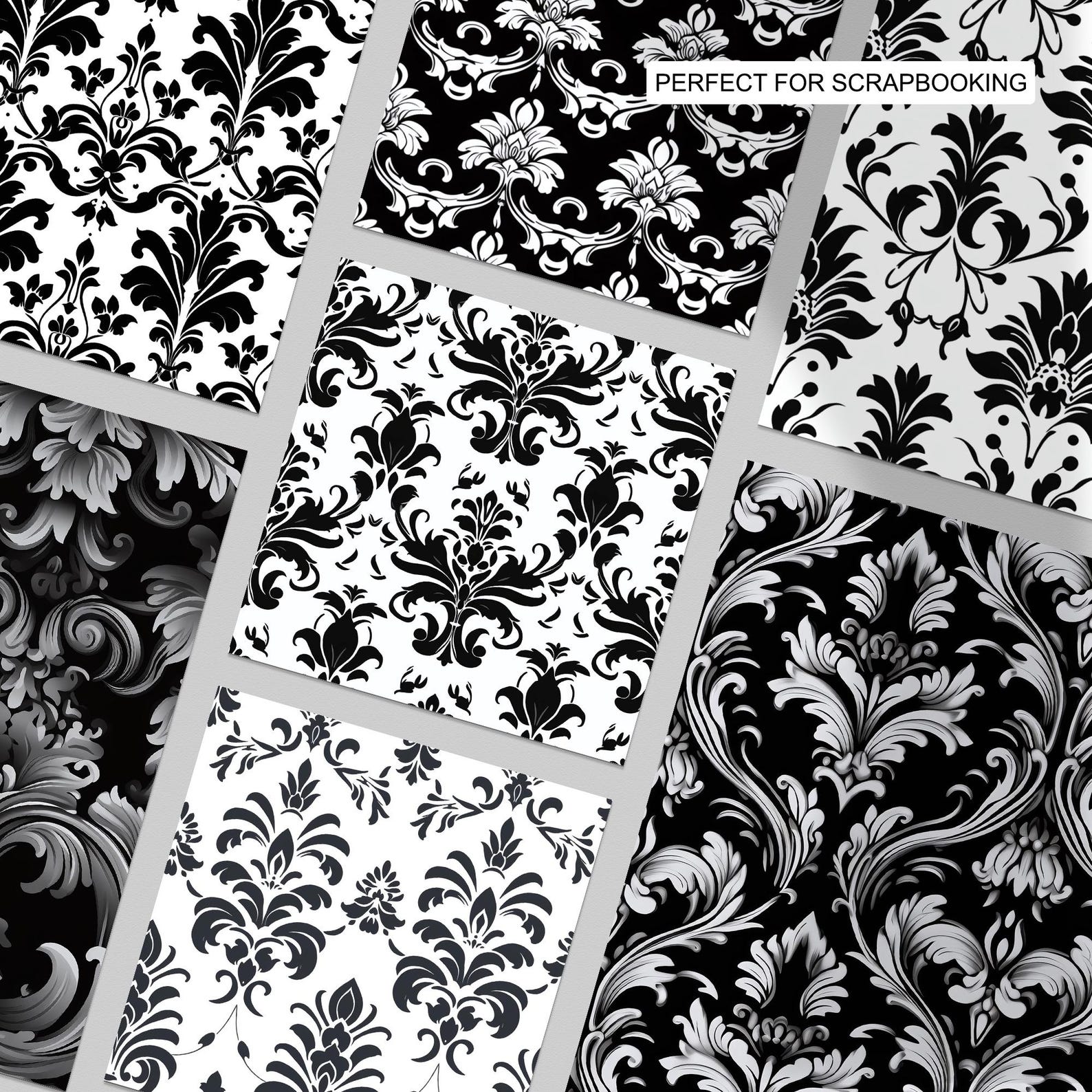 121 Damask Seamless Pattern | Digital Seamless Pattern Traditional ...