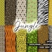 16 Jungle Digital Papers, Jungle Digital Patterns, Jungle Print Paper ...