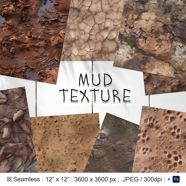 Jon Mud Print Template - Etsy Canada