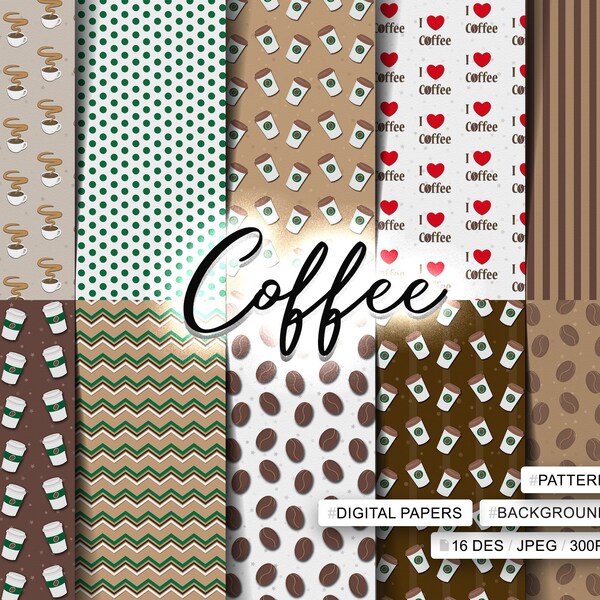 Coffee Theme Wallpaper - Etsy