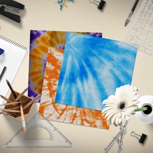 20 Tie Dye Digital Paper Bundle Tie Dye Swirls Digital Paper - Etsy