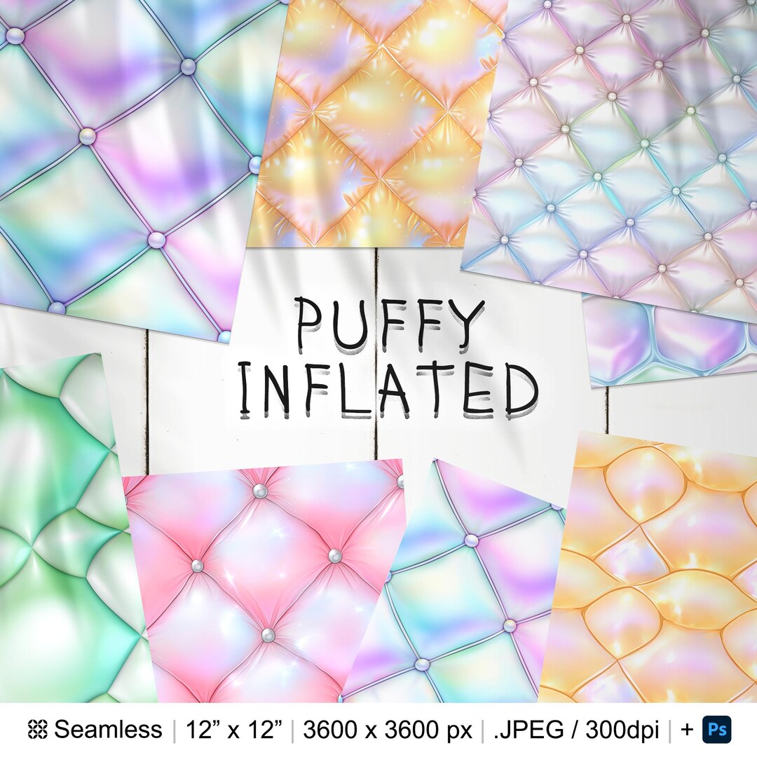 30 Inflated Seamless Pattern Background | Inflated Digital Seamless ...