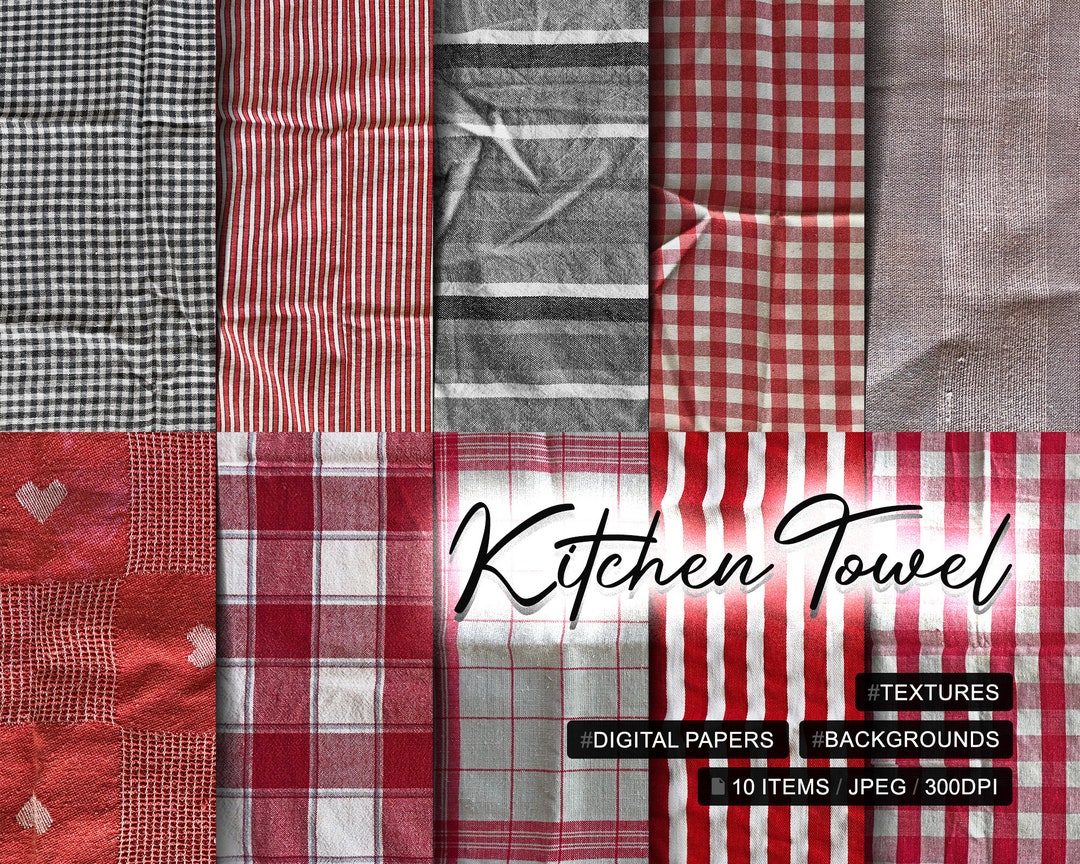 10 Kitchen Towel Textures Kitchen Towel Backgrounds Kitchen - Etsy