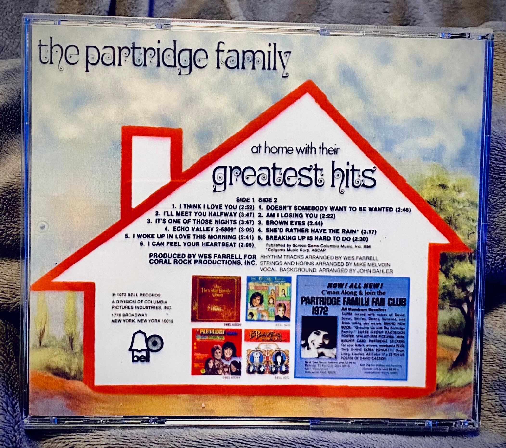 The Partridge Family at Home With Their Greatest Hits 1st Time on CD ...