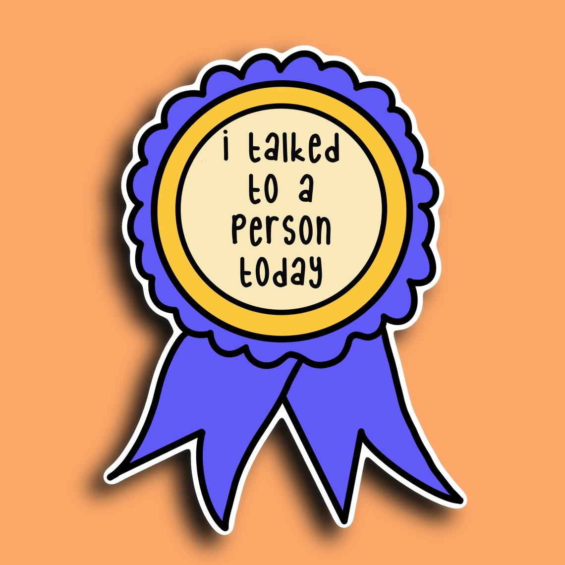 Achievement/ Award / Ribbon Funny Sticker Waterproof | Etsy