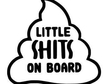 Little Shits on Board | Etsy