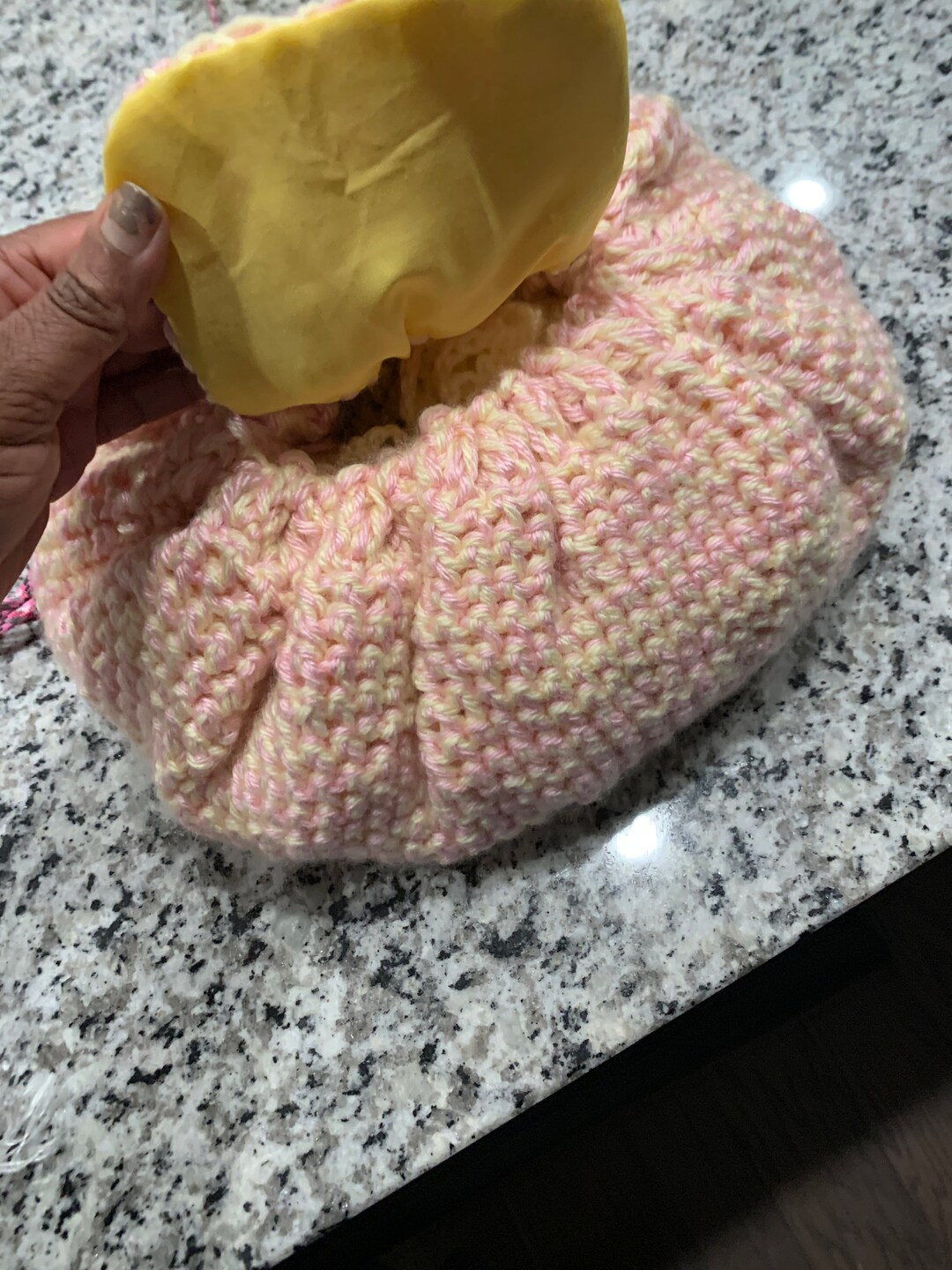 Extra Large Drawstring Crochet Make-up/ Toiletries Bag - Etsy