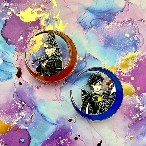 The Umbran Seal 1.5x1.5 Bayonetta Hard Enamel Pin - Etsy