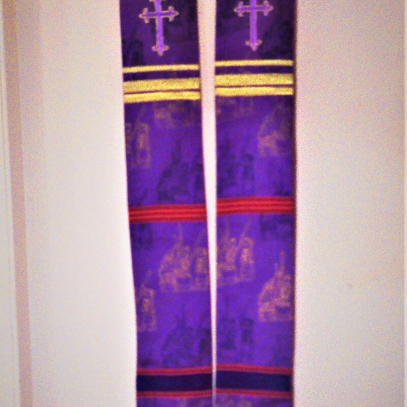 Purple Clergy Stole - Etsy