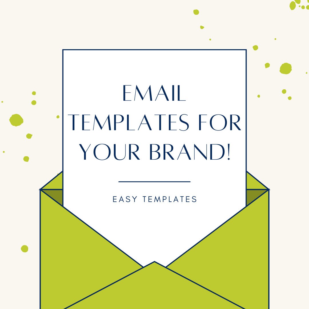E-commerce Email Templates Easy Examples Most Used Emails - Etsy