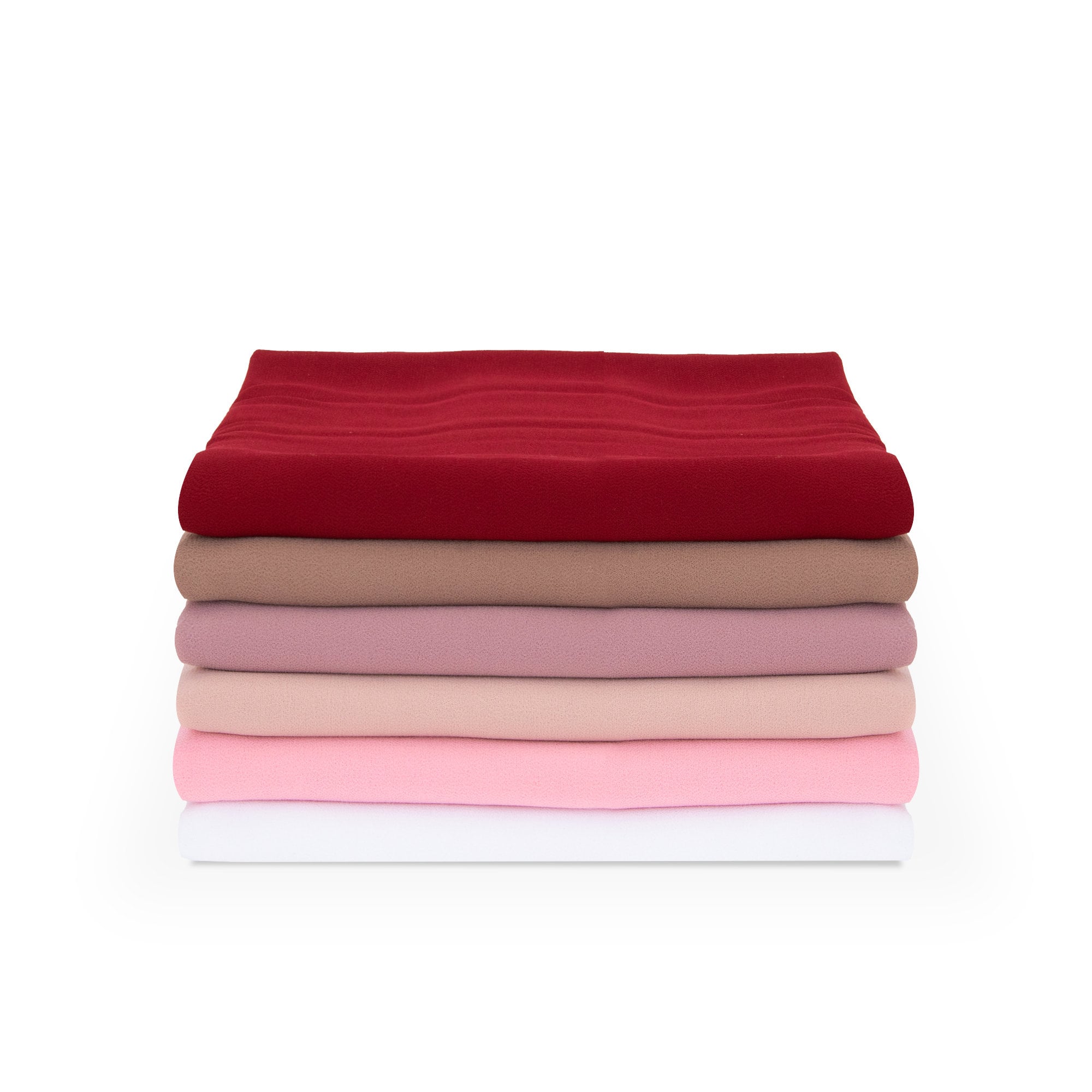 6 PCS Chiffon Hijabs Set | Chiffon Hijab Essentials Gift Box | Best Eid ...