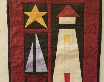 Lighthouse quilt | Etsy