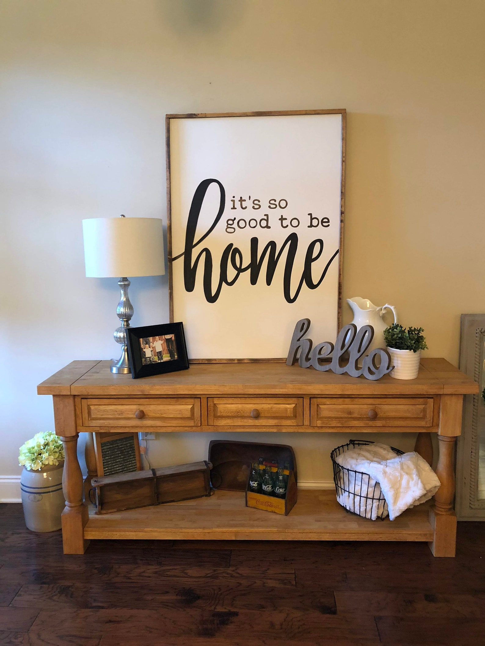 It's so Good to be Home Sign Home Sign Farmhouse Style | Etsy