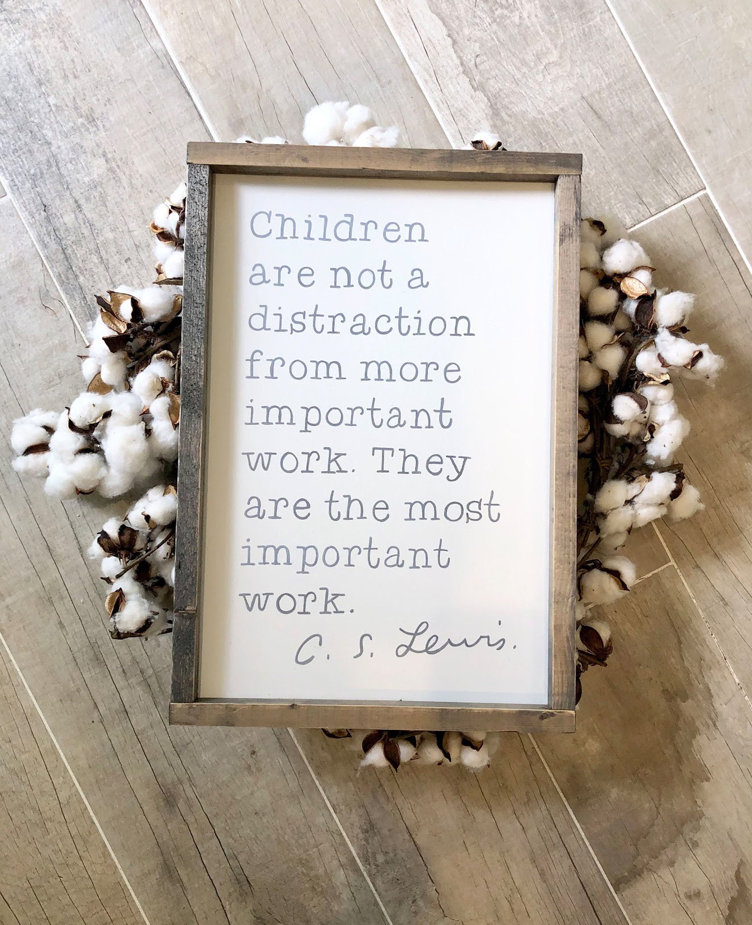 Children are not a distraction from more important work. They | Etsy