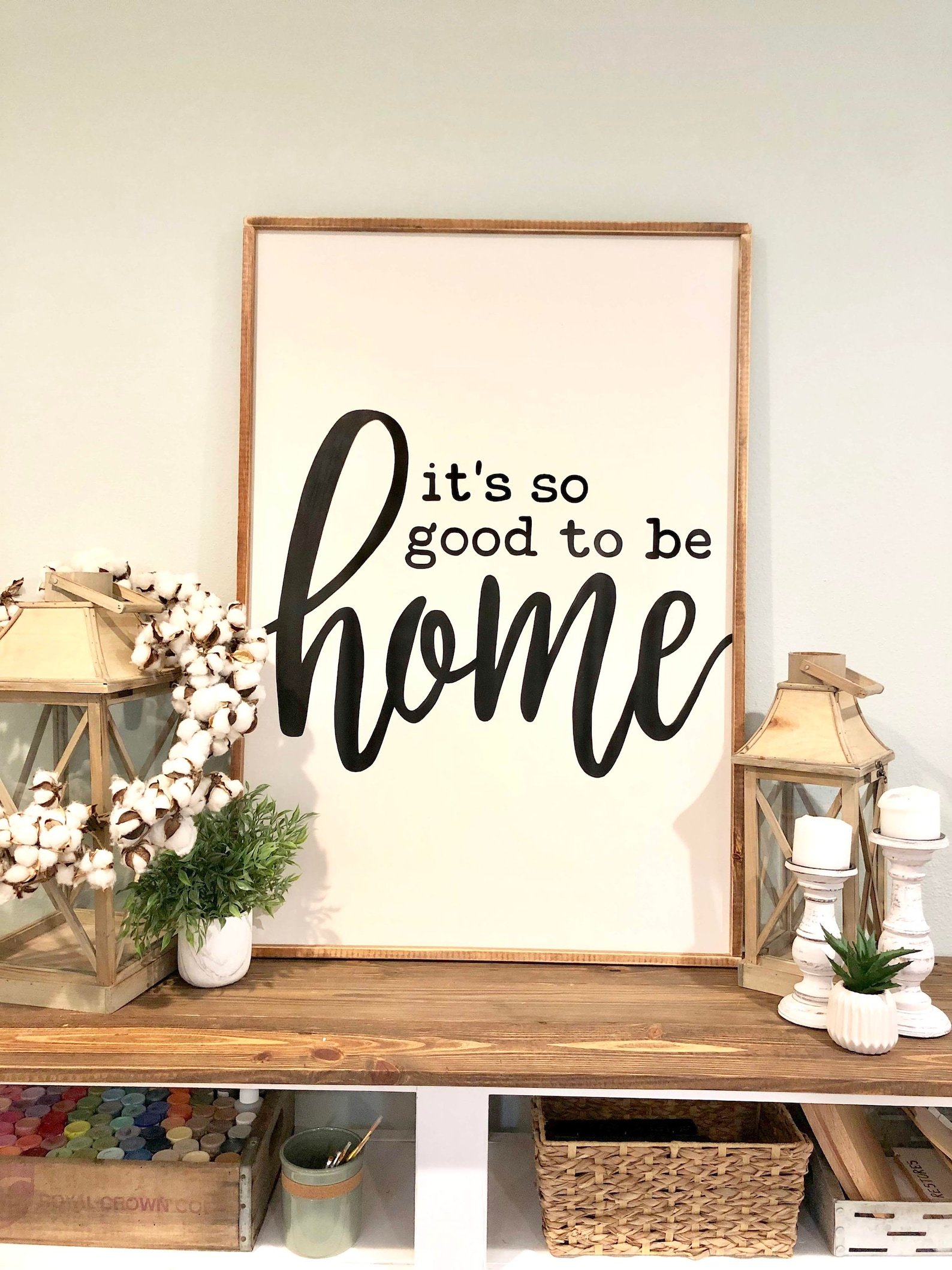 It's so Good to Be Home Sign Home Sign Farmhouse Style - Etsy