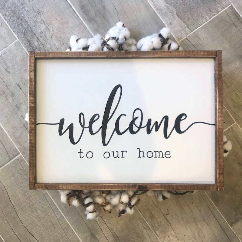 Foyer Welcome Sign - Etsy