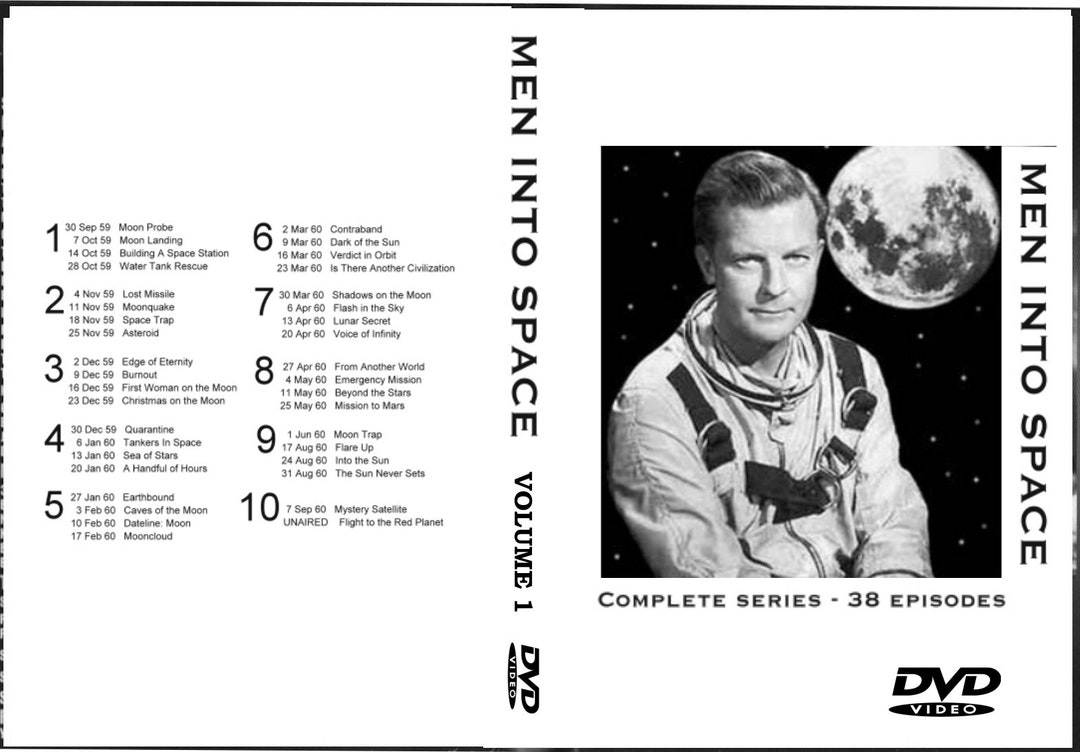 Men Into Space 50's Sci Fi TV Complete Series 10 DVD Set - Etsy