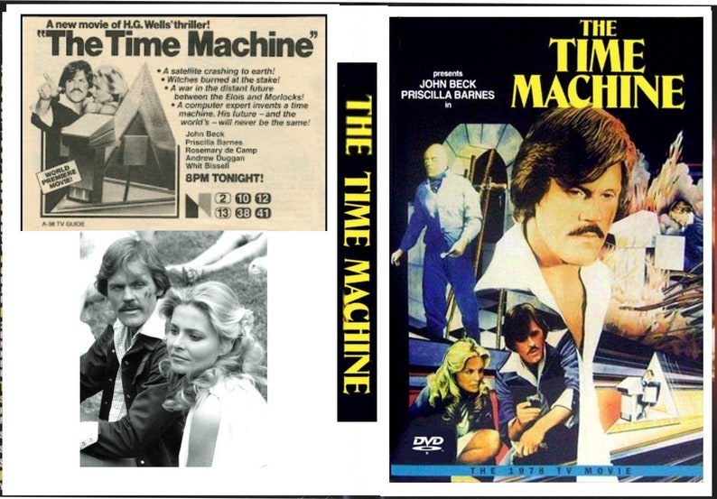 The Time Machine 1978 TV Movie DVD John Beck, Priscilla Barnes, Andrew ...