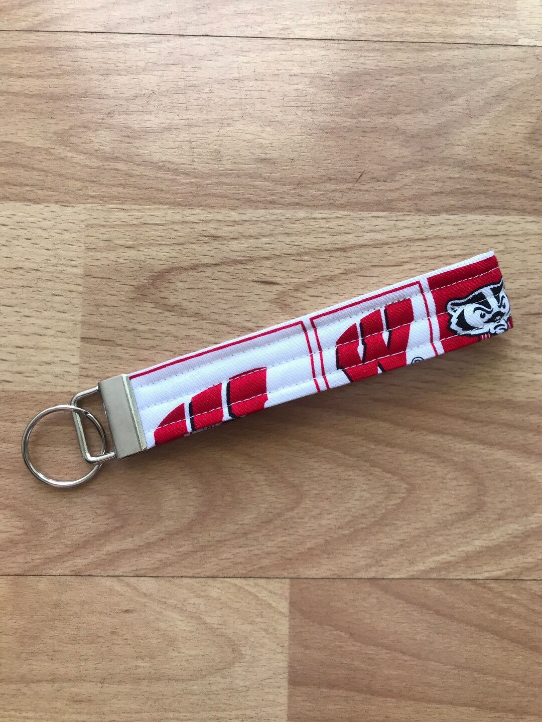 University of Wisconsin Madison Badgers Key Fob Keychain Wristlet ...