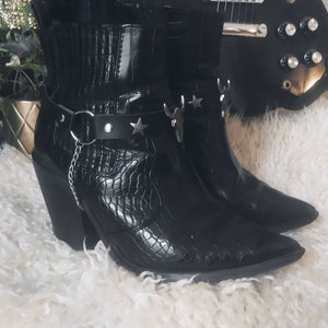 Longhorn Skull Boot Straps - Etsy