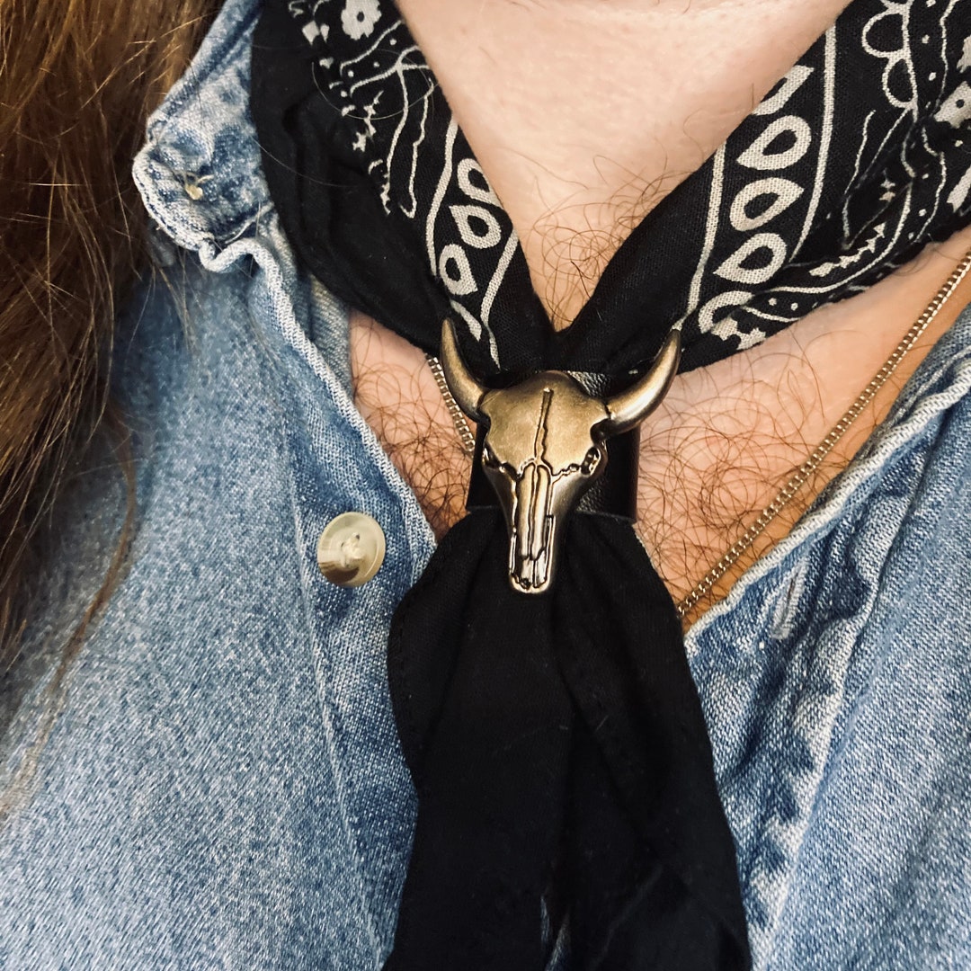 Buffalo Skull Rag Slide - Etsy