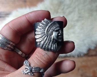 Cowboy Neckerchief Ring - Etsy