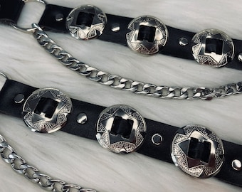 Western Concho Boot Straps - Etsy