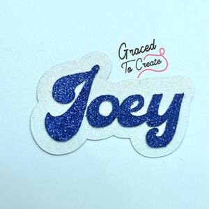 Glitter Name Cutout for Homecoming Mum: Die Cut - Etsy