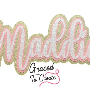 Name Cut Out, Mum Cut Out, Die Cut, Homecoming Mum - Etsy