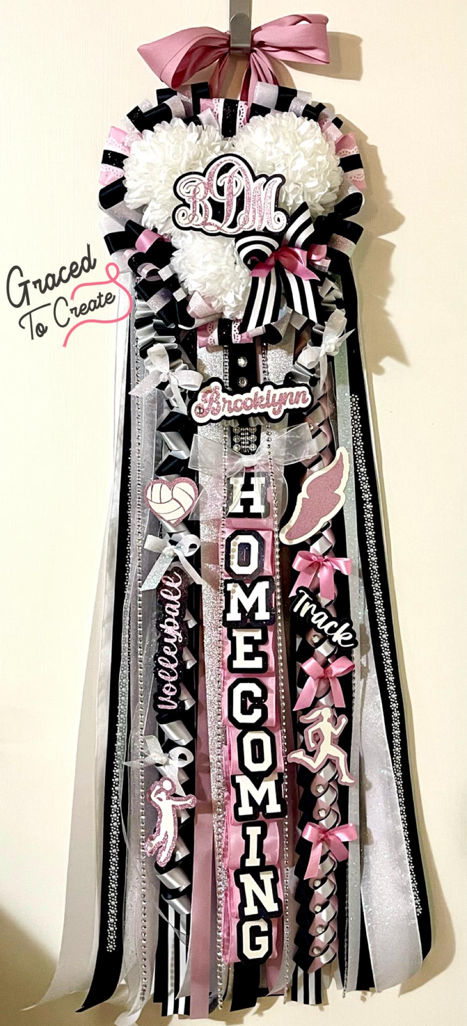 Triple Flower Mega Homecoming Mum: Custom School Colors - Etsy