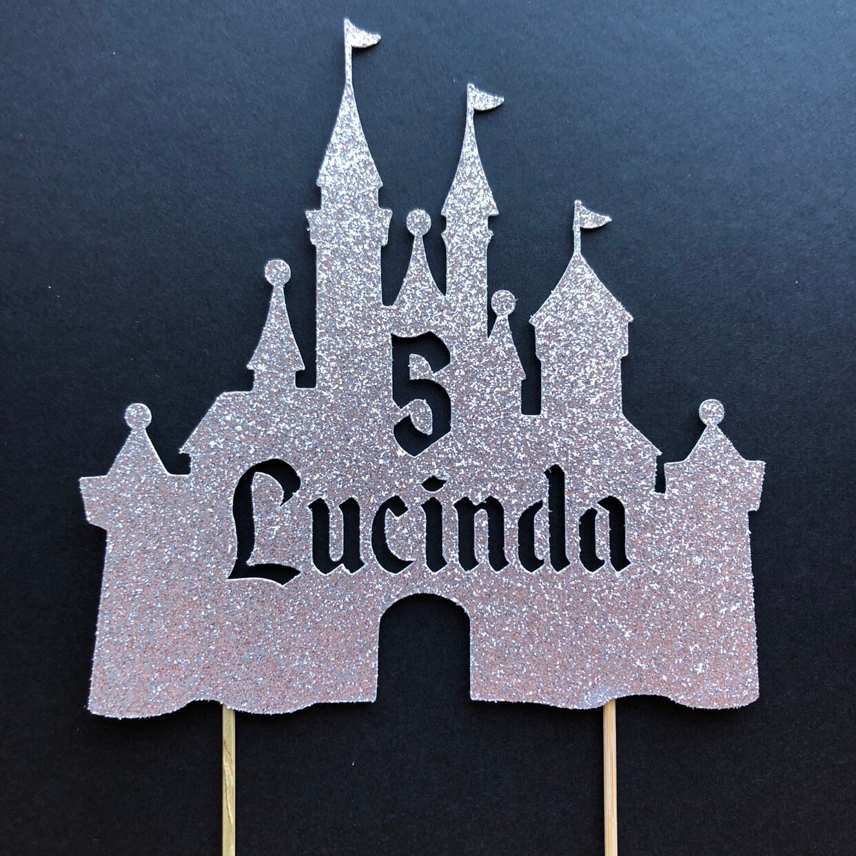 Custom Disney-inspired Castle Cake Topper Personalised - Etsy Australia