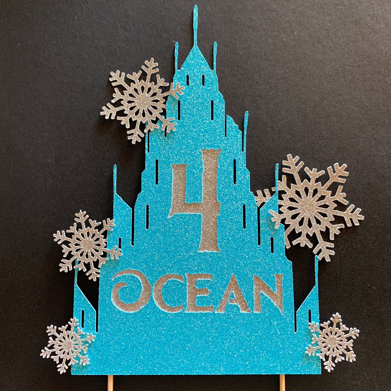 Custom Disney Frozen-inspired Castle Cake Topper - Etsy Australia