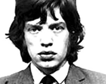Mick jagger mugshot | Etsy
