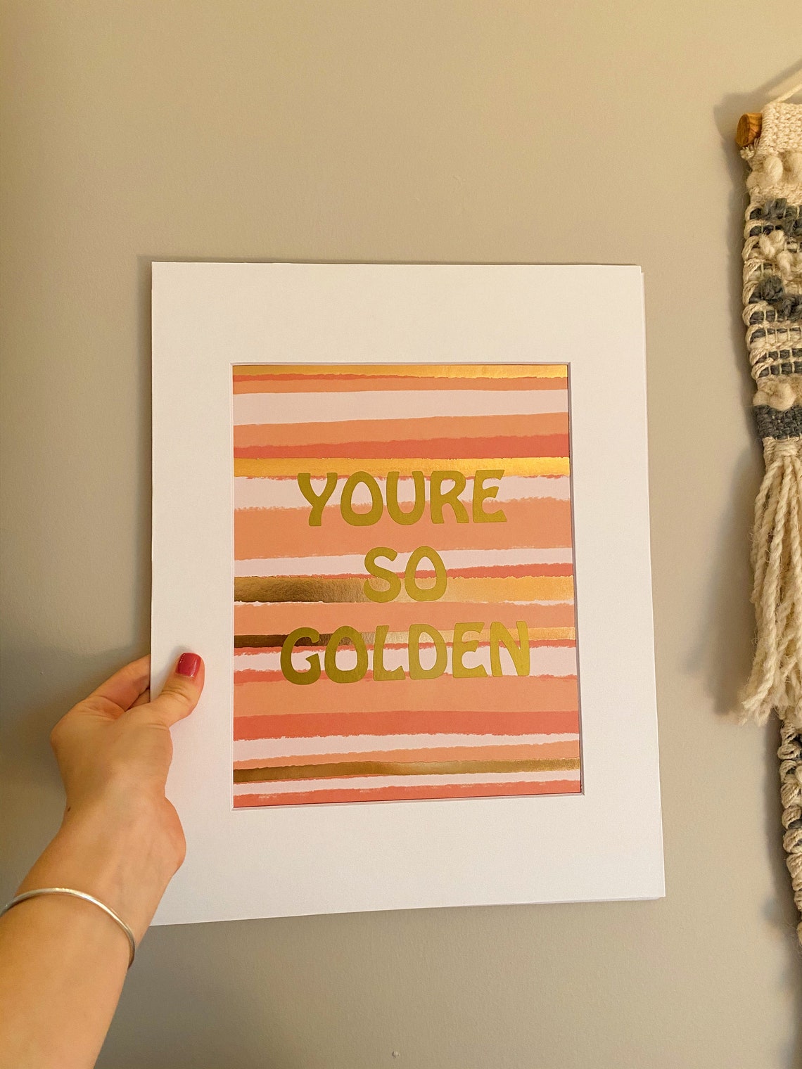 You're So Golden Harry Styles Golden Golden Print Lyric - Etsy