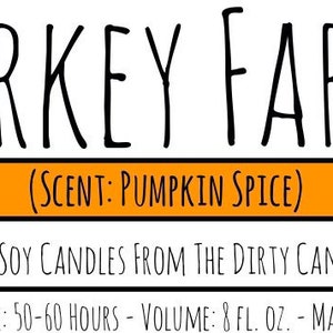 Turkey Farts™ Hand-poured Soy Candle Christmas Candle | Etsy