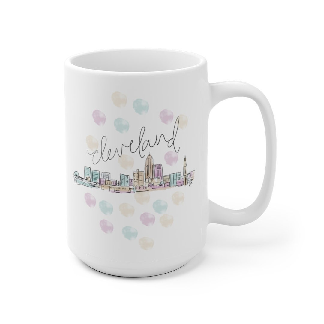 Buy Cleveland Skyline Mug Cleveland OH Cleveland Mug Skyline Online in ...