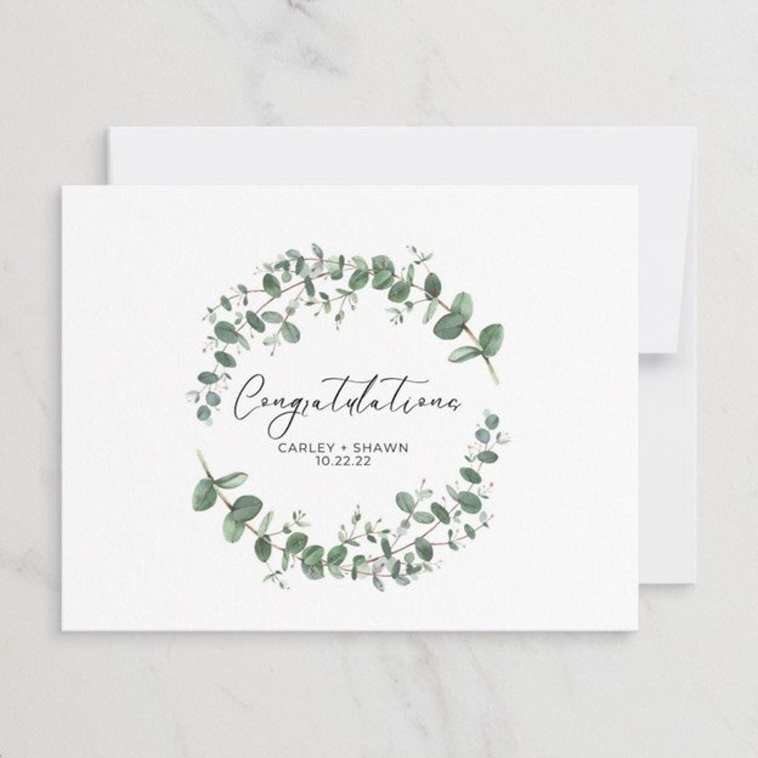 Custom Wedding Card, Personalized Wedding Card, Wedding Day ...