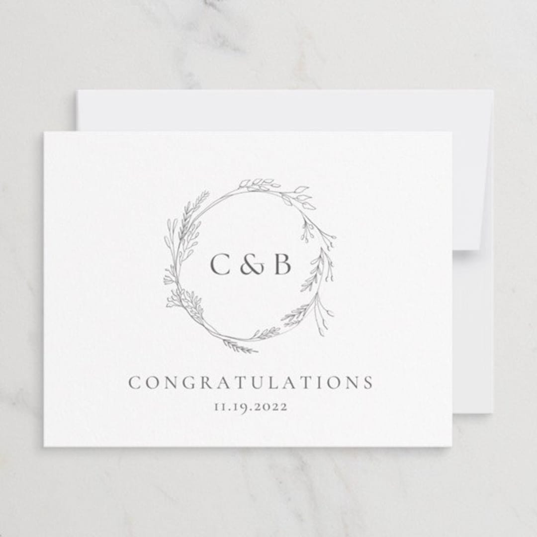 Custom Wedding Card, Personalized Wedding Card, Wedding Day ...