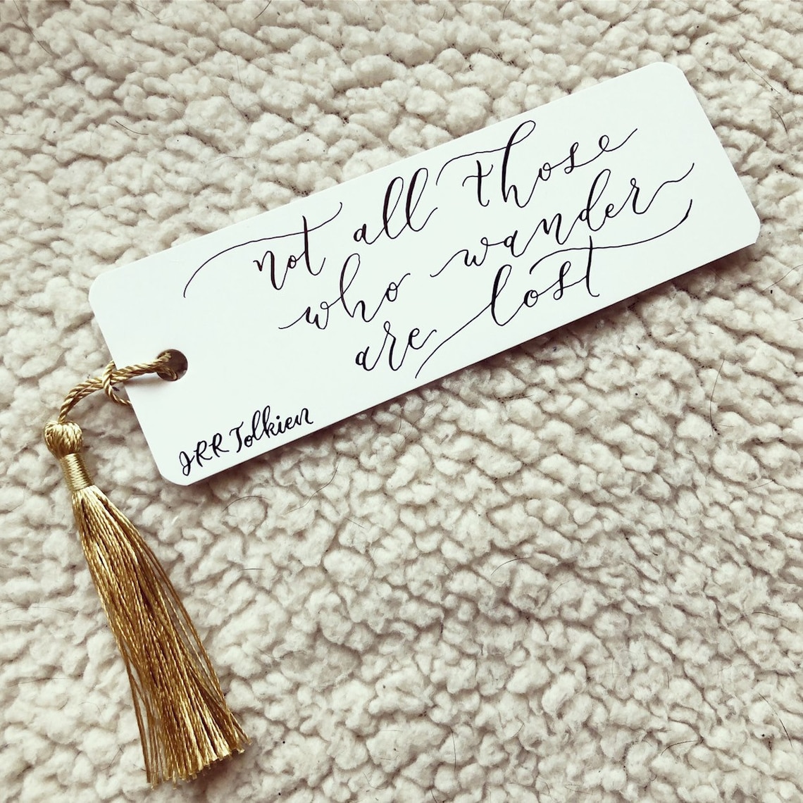 Calligraphy Bookmarks Personalized Bookmarks Custom | Etsy