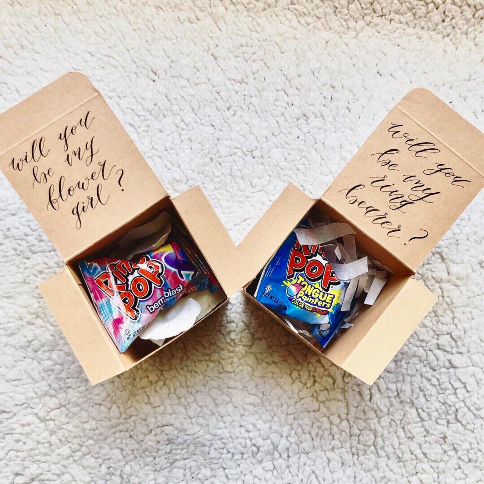 Flower Girl Proposal Ring Bearer Proposal Will You Be My - Etsy