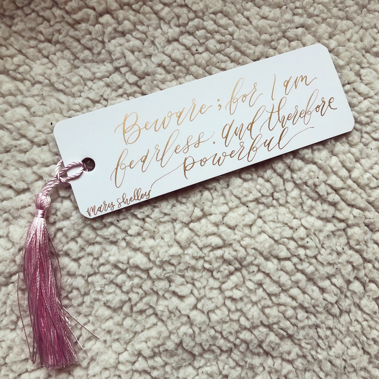 Calligraphy Bookmarks Personalized Bookmarks Custom | Etsy