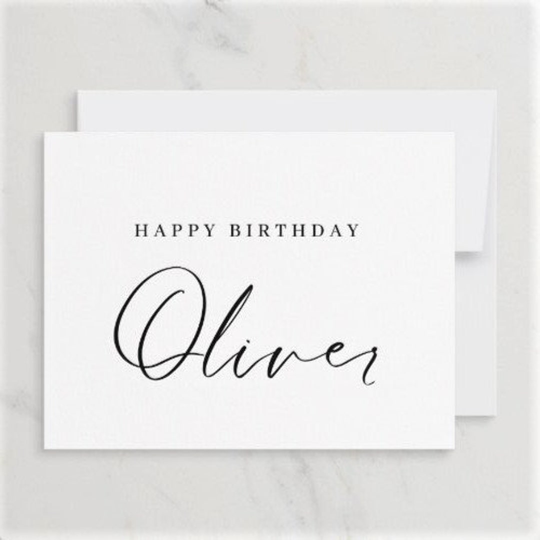 Custom Birthday Card, Personalized Birthday Card, Birthday Card ...