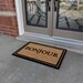 All Natural Coir BONJOUR French Doormat for Entrance Floor Door Indoor ...