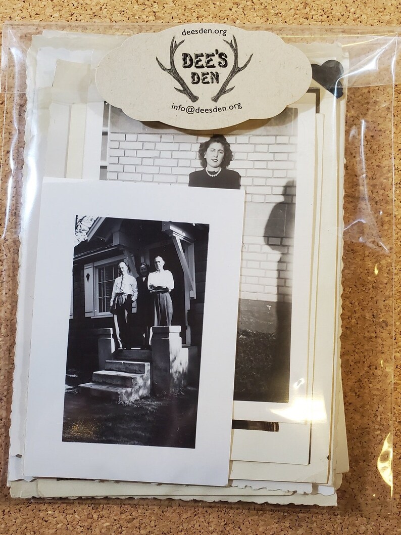 1900s -1960s Vintage Photo Snapshot Packet for Junk Journal, Scrapbook ...