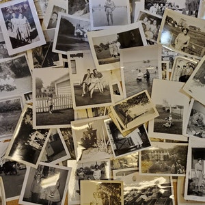 1900s -1960s Vintage Photo Snapshot Packet for Junk Journal, Scrapbook ...