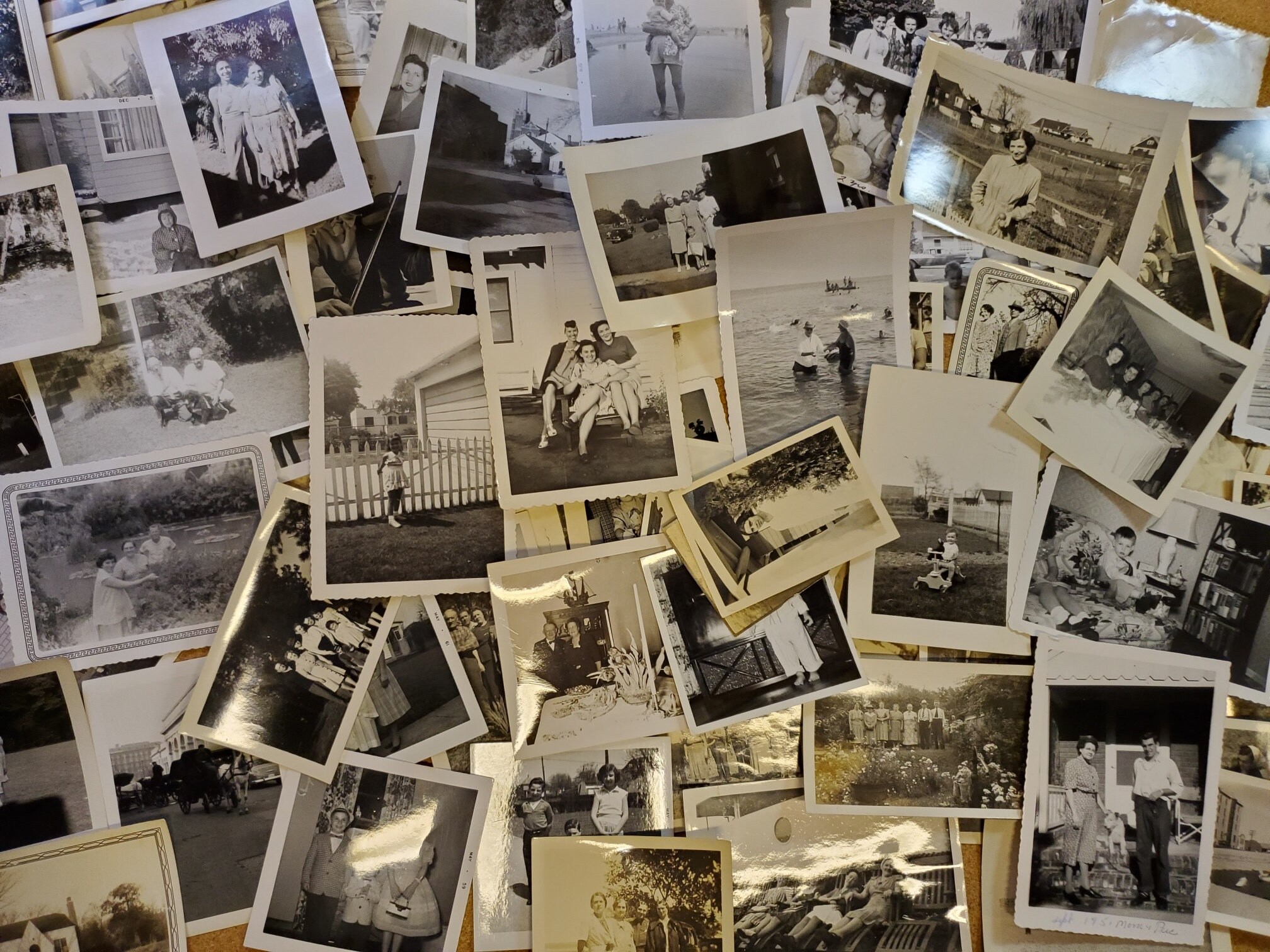 1900s -1960s Vintage Photo Snapshot Packet for Junk Journal, Scrapbook ...